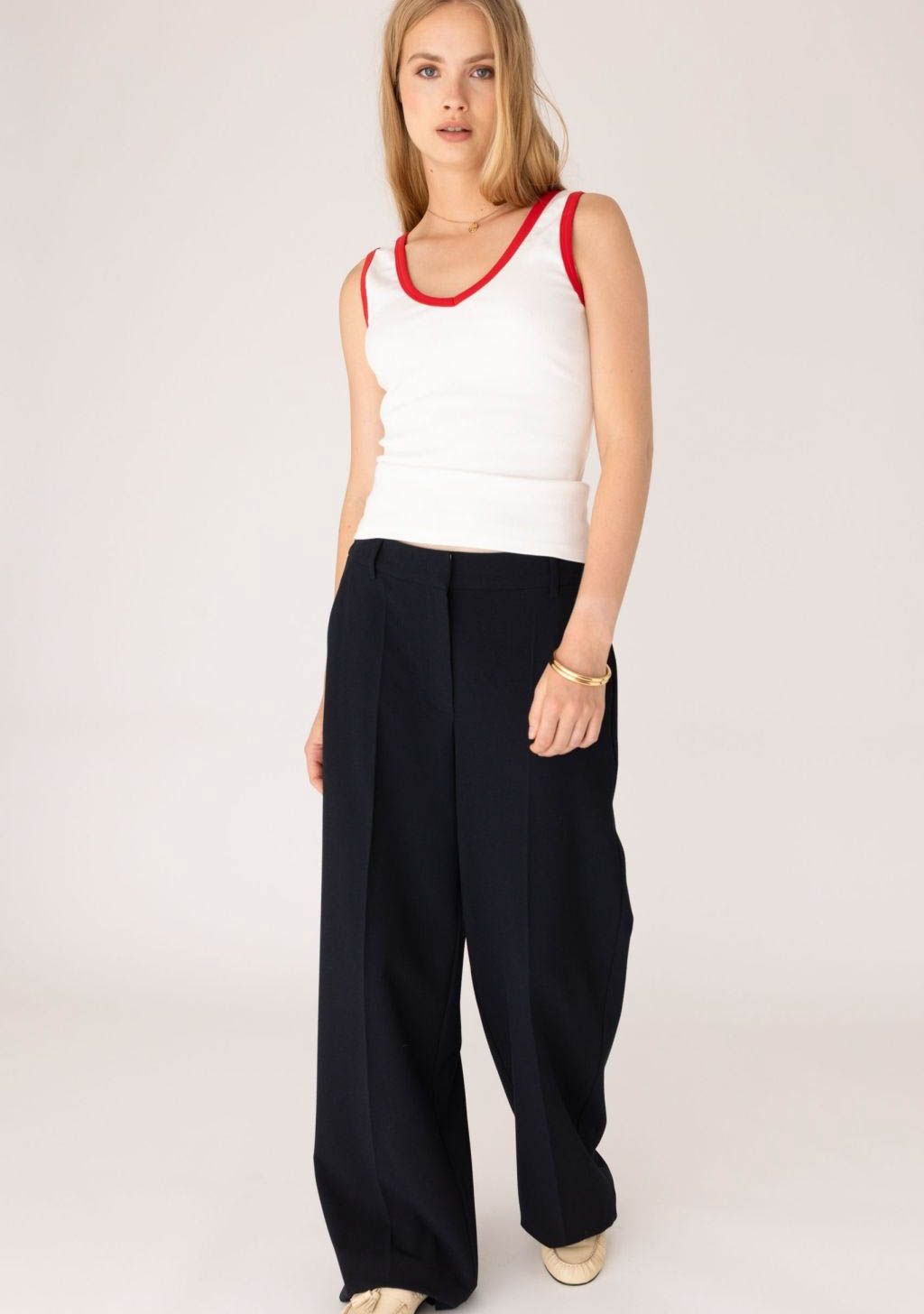 ANNA BLUE TOP | S | 325331-2002-S | Rinsma Modeplein